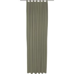 WIRTH Vorhang &raquo;Umea&laquo; Schlaufen 1 Stk. tlg. grau Jacquard, Polyester 145cm, Schlaufen, 132cm