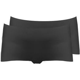 MAGIC BODYFASHION Damen MAGIC BODYFASHION Panty Sauber geschnittene Kanten f&uuml;r unsichtbares Styling schwarz M