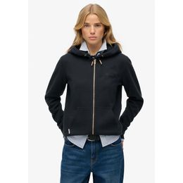 Superdry Damen Kapuzensweatjacke &raquo;Essential Logo Ziphood Hb&laquo; Mit Logostickerei schwarz XS