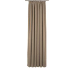 WIRTH Vorhang &raquo;Westport&laquo; Smokband 1 Stk. tlg. grau Jacquard, Polyester 145cm, Smokband, 132cm
