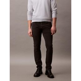 Calvin Klein Jeans Herren Slim-fit-Jeans &raquo;JeansSLIM NOS&laquo; stone washed schwarz 31, L&auml;nge 32