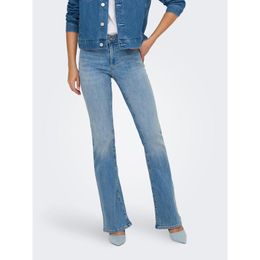 Only Damen Only Bootcut-Jeans &raquo;ONLANN MID FLARED DNM SOO611 NOOS&laquo; blau S (36), L&auml;nge 32