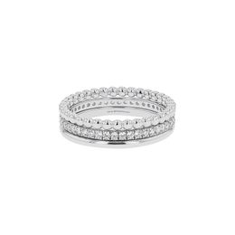 Tom Tailor Tom Tailor Ring-Set &raquo;Multipack Schmuck Geschenk Silber 925&laquo; mit Zirkonia (synth.) 56, Silber 925 (Sterlingsilber), 5,5mm