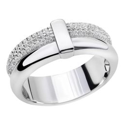 Firetti Damen Fingerring &raquo;Schmuck Geschenk Silber 925 Damenring Ring&laquo; mit Zirkonia (synth.) silber 52, Silber 925 (Sterlingsilber), 7mm