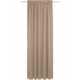 Adam Vorhang &raquo;Urban Cactus&laquo; Multifunktionsband 1 Stk. tlg. aus 100% Bio-Baumwolle braun Jacquard, Baumwolle 255cm, Multifunktionsband, 142cm