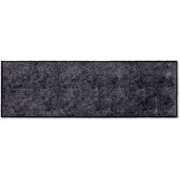 Astra Fu&szlig;matte &raquo;Pure & Soft&laquo; rechteckig 7 mm H&ouml;he Schmutzfangmatte, mit Spruch, waschbar grau Kunstfaser B : 50cm 1 Stk., 7mm, L: 150cm