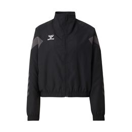 Hummel Athletic Jacket 'Travel' female size XS Dark grey / Black / White