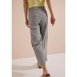 Cecil Damen 7/8-Hose &raquo;Style Neele&laquo; Seersucker-Qualit&auml;t, Streifenmuster, Loose Fit XL (44), L&auml;nge 26