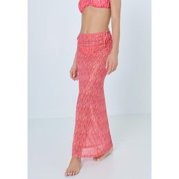 Lscn By Lascana Damen LSCN by LASCANA Meshrock mit grafischem Druck, Strandrock, Cover-up 34