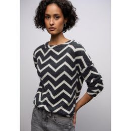 Street One Damen Street One Rundhalspullover mit Muster 42