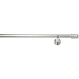 GOOD LIFE Vorhangstange &raquo;Mira&laquo; &Oslash; 20 mm 1 l&auml;ufig-l&auml;ufig Fixma&szlig; silber Metall B/L: 120cm &Oslash; 20mm, 1 l&auml;ufig