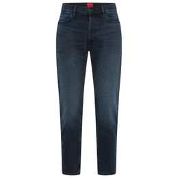 Hugo Herren Hugo Tapered-fit-Jeans &raquo;Hugo 634&laquo; aus Stretch-Denim, mit Knopfleiste blau 34, L&auml;nge 34