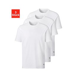 H.I.S. H.I.S Herren T-Shirt &raquo;Unterziehshirt mit Rundhals&laquo; 3er-Pack, aus Baumwoll-Mix wei&szlig; XXL