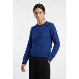 V&eacute;ro Moda Vero Moda Damen Strickpullover &raquo;VMAQUARIUS LS O-NECK RAGLAN PULLOVER BF&laquo; blau XL