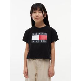 Tommy Hilfiger M&auml;dchen T-Shirt Kinder bis 16 Jahre, mit Rundhalsausschnitt 86