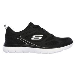 Skechers Damen Sneaker &raquo;SUMMITS-SUITED&laquo; Freizeitschuh, Trainingsschuh, Schn&uuml;rschuh mit weicher Polsterung schwarz-wei&szlig; 42