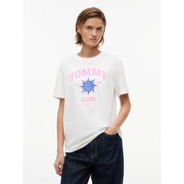 Tommy Jeans Damen T-Shirt &raquo;TJW RLX NOVELTY TEE&laquo; Baumwolle, relaxed fit M (40)