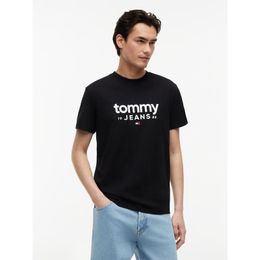 Tommy Jeans Herren T-Shirt &raquo;TJM SLIM GRAPHIC&laquo; schwarz S