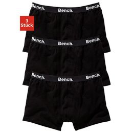 Bench. Kinder Boxer &raquo;Boxershorts f&uuml;r Jungen&laquo; Packung, 3 Stk. mit Logo-Webbund schwarz 182, 3 Stk.