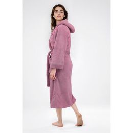 OTTO home Unisex-Bademantel &raquo;Lillou, ideal f&uuml;r Sauna & Spa, Hotelbademantel, Morgenmantel&laquo; 1 Stk. kuschelig weicher Fleece, pl&uuml;sch, f&uuml;r Damen und 