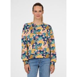 Ragwear Damen Sweatshirt &raquo;WUSS PRINT&laquo;, mit bedruckter Optik, im casual Stil, aus Baumwolle und Polyester bunt S