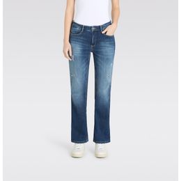MAC Damen MAC Bootcut-Jeans &raquo;LAURA&laquo; im Five-Pocket Style blau 38, L&auml;nge 34