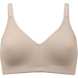 Naturana B&uuml;gelloser BH &raquo;Elasticup&laquo; 1 vorgeformte Cups, breite Tr&auml;ger, ohne B&uuml;gel, bequem, basic beige 90, Cup B/C/D B&uuml;gelloser BH