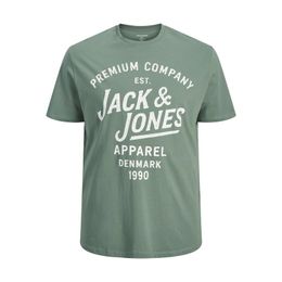 Jack & Jones PlusSize Jack & Jones Plussize Herren Jack & Jones PlusSize T-Shirt &raquo;JPRBLUZANE SS TEE FST PLS&laquo; mit Logo Schriftzug 3XL