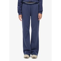 Superdry Damen Sweathose &raquo;ESSENTIAL LOGO LR FLARE JOGGER&laquo; Slim Fit, aus Baumwollmischung mit Jersey blau XL, N-Gr