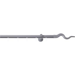 GOOD LIFE Innenlaufschiene &raquo;Sepa&laquo; &Oslash; 20 mm 1 l&auml;ufig-l&auml;ufig Fixma&szlig; grau Aluminium, Metall B/L: 240cm &Oslash; 20mm, 1 l&auml;ufig