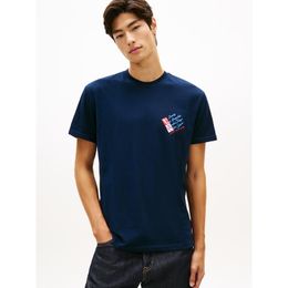 Tommy Jeans Herren T-Shirt &raquo;TJM REGULAR FIT SIGN SHIFT&laquo; mit Label-Print, Baumwoll-Jersey XXL