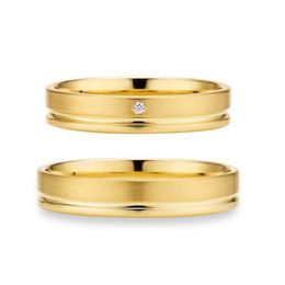 Phoenix Ph&ouml;nix Unisex Trauring &raquo;Schmuck Partnerring Ehering Verlobungsring Freundschaftsring&laquo; Made in Germany - wahlweise mit oder ohne Brillant 59, ohne 