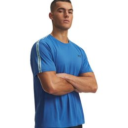 Under Armour Herren Trainingsshirt &raquo;UA TECH TAPING SS&laquo; schnell trocknendes Polyester, atmungsaktives Material blau XXL