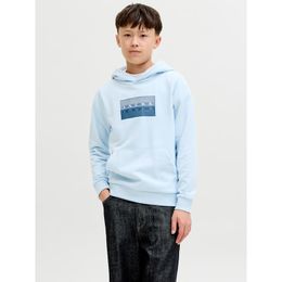 Jack & Jones Jack & Jones Junior Herren Kapuzensweatshirt &raquo;JCOFUSION GRAPHIC SWEAT HOOD UNB SN JNR&laquo;, Baumwollmischung, normal geschnitten 152