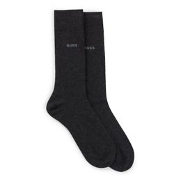 BOSS Herren BOSS Businesssocken &raquo;2P RS Uni CC&laquo; Packung, 2er, 2 Stk. tlg. mit Markenlogo grau 43-46