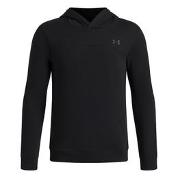 Under Armour Herren Kapuzensweatshirt &raquo;UA B RIVAL LW HOODIE&laquo;, f&uuml;r Jugendliche, mit Kapuze, aus Baumwolle und Polyester schwarz M