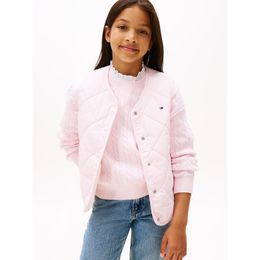 Tommy Hilfiger M&auml;dchen Wendeweste &raquo;REVERSIBLE QUILTED VEST&laquo; f&uuml;r Kinder bis 16 Jahre, mit gro&szlig;en Druckkn&ouml;pfen beige 16 (176)