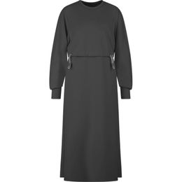 Sportalm Kitzb&uuml;hel Damen Sweatkleid Ohne Tasche mit Kordeldurchzug grau 42, N-Gr