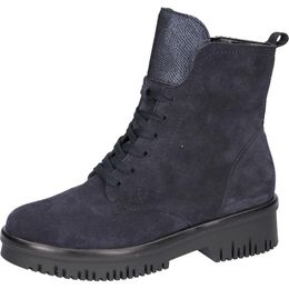 Waldl&auml;ufer Waldl&auml;ufer Damen Schn&uuml;rstiefelette &raquo;H-ALEA&laquo; Schn&uuml;rboots, Plateaustiefelette, Komfortweite H = sehr weit blau 4,5 (37,5)