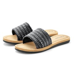 ELBSAND Damen Badepantolette &raquo;Pantolette, Badelatsche, Badeschuhe, Badeschlappe, Sommerschuhe&laquo; Sandale, Sommerschuh mit ultraleichter Sohle VEGAN 