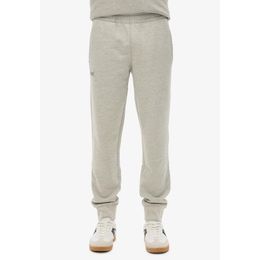 Superdry Herren Sweathose &raquo;ESSENTIAL LOGO JOGGERS HB&laquo; aus Baumwollmischung, mit angerauter Sweatware, Relaxed Fit grau XXL, N-Gr
