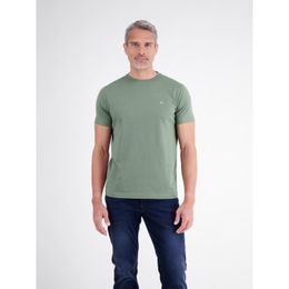 Lerros Herren Lerros T-Shirt im Basic-Look gr&uuml;n S