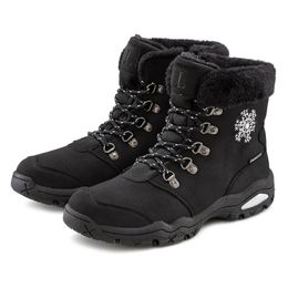 Lascana Damen Lascana Winterstiefelette &raquo;Winterboots, Outdoorstiefelette, Stiefel, Stiefelette, Schneestiefel&laquo; mit wind-& wasserabweisender Tex-