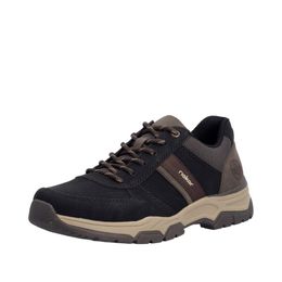 Rieker Herren Sneaker , Freizeitschuh, Outdoorschuh, Schn&uuml;rschuh mit gepolstertem Schaftrand braun 46