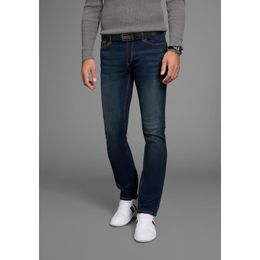 Bruno Banani Herren Straight-Jeans &raquo;Hutch&laquo; gerade geschnittenes Bein, niedrige Leibh&ouml;he, regul&auml;re Passform blau 31, L&auml;nge 30