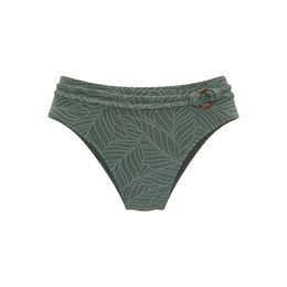 Lascana Damen Lascana Bikini-Hose &raquo;Fay&laquo; aus eleganter Strukturware gr&uuml;n 34, N-Gr