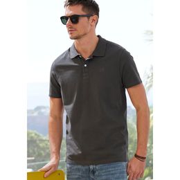 John Devin Herren Poloshirt mit dezenter, hochwertiger Logostickerei grau XXL (60/62)