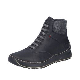 Rieker Damen Schn&uuml;rboots Stiefelette, Plateauboots mit Profilsohle 41