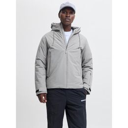 Jack & Jones Jack & Jones Herren Outdoorjacke &raquo;JCOFUSION TECHNICAL JACKET SN&laquo; mit Kapuze blau M