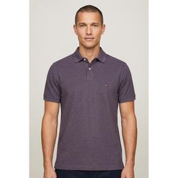 Tommy Hilfiger Herren Poloshirt &raquo;1985 SLIM POLO&laquo; Markenstickerei, aus Baumwoll-Piqu&eacute; lila XL